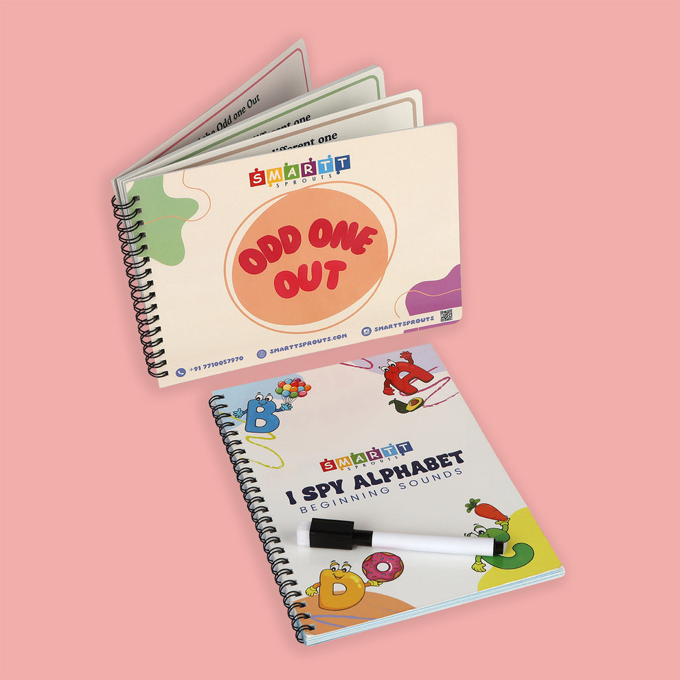 Odd One Out and I Spy Alphabet Book – Smartt Sprouts